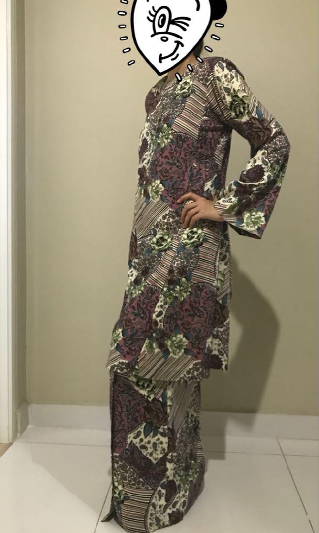 Baju Kurung Pesak Pahang, Women's Fashion, Muslimah Fashion, Baju ...