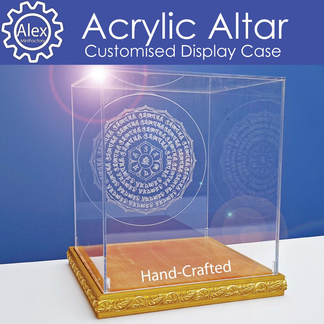 Customised Altar - Display Acrylic Casing for your Religious Items ...