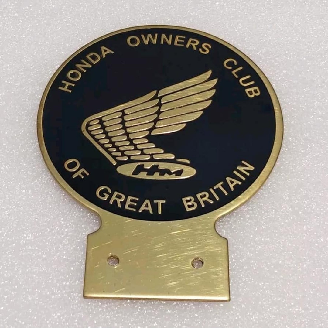 HONDA Owner Badge Brass Repro vespa bsa levis nike adidas, Hobbies ...