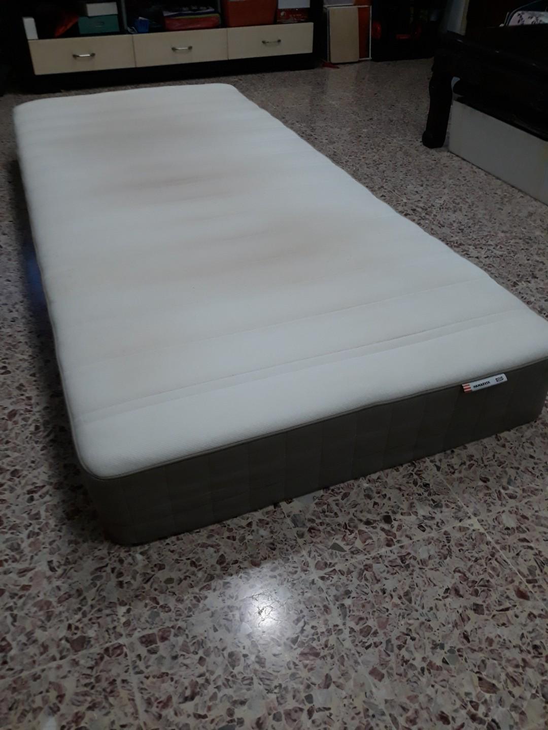 IKEA Hamarvik Mattress, Furniture & Home Living, Furniture, Bed Frames ...