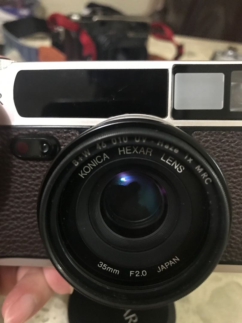 Konica Hexar AF titanium leica m6, 攝影器材, 鏡頭及裝備 - Carousell