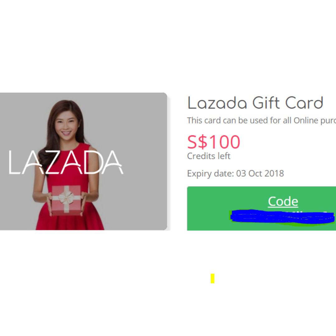 Lazada $100 Gift card, Everything Else on Carousell Lazada $100 Gift card, Everything Else on Carousell