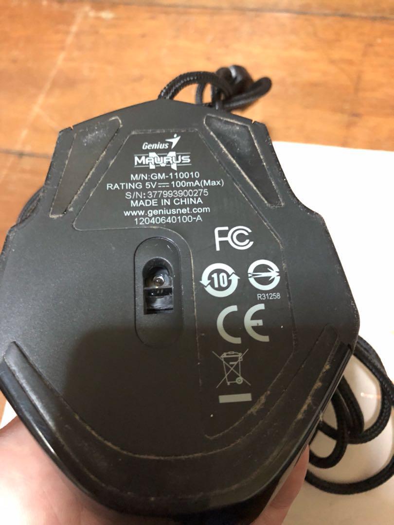 maurus m genius pro game style gaming mouse, Computers & Tech, Parts ...