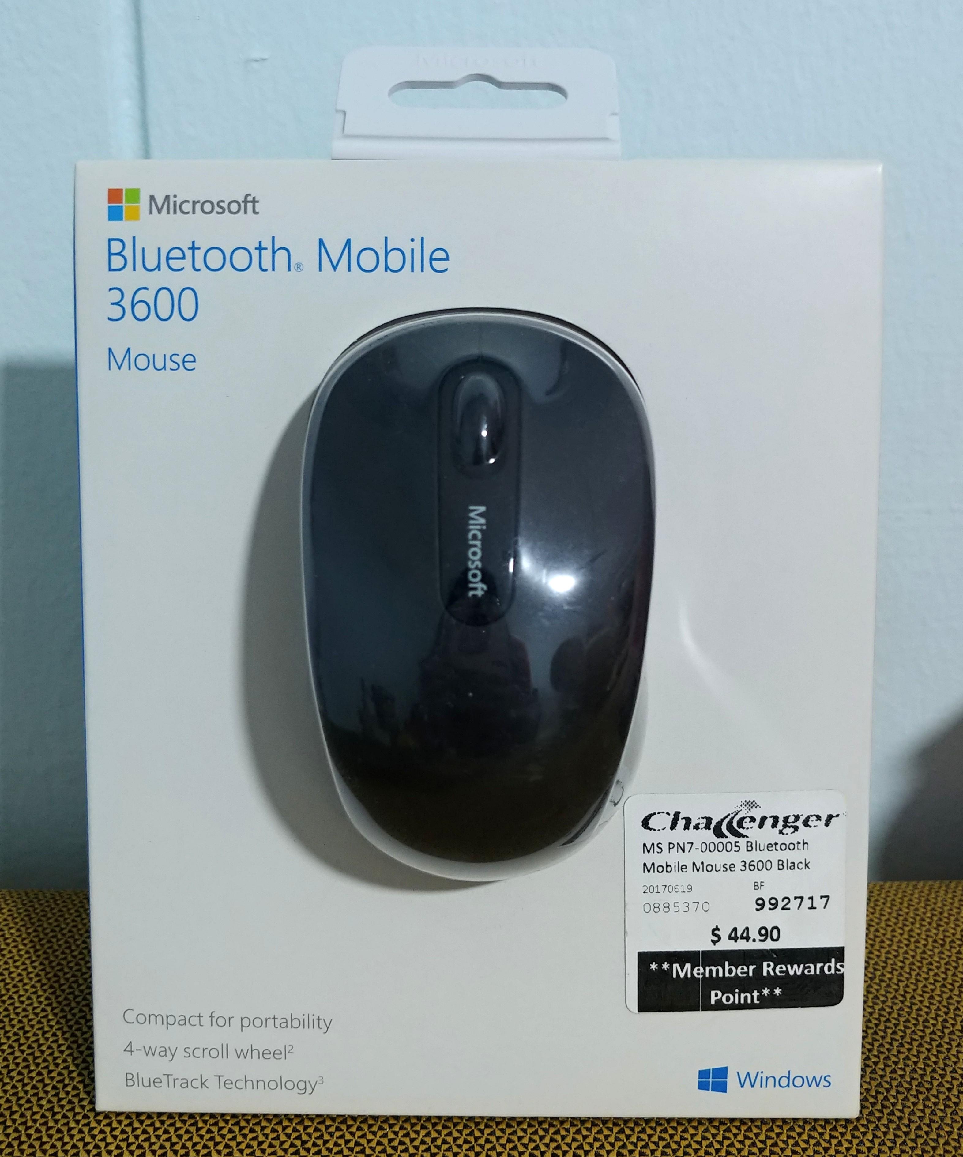 Microsoft Bluetooth Mobile 3600 Mouse, Computers & Tech, Parts & Accessories, Mouse & Mousepads ...