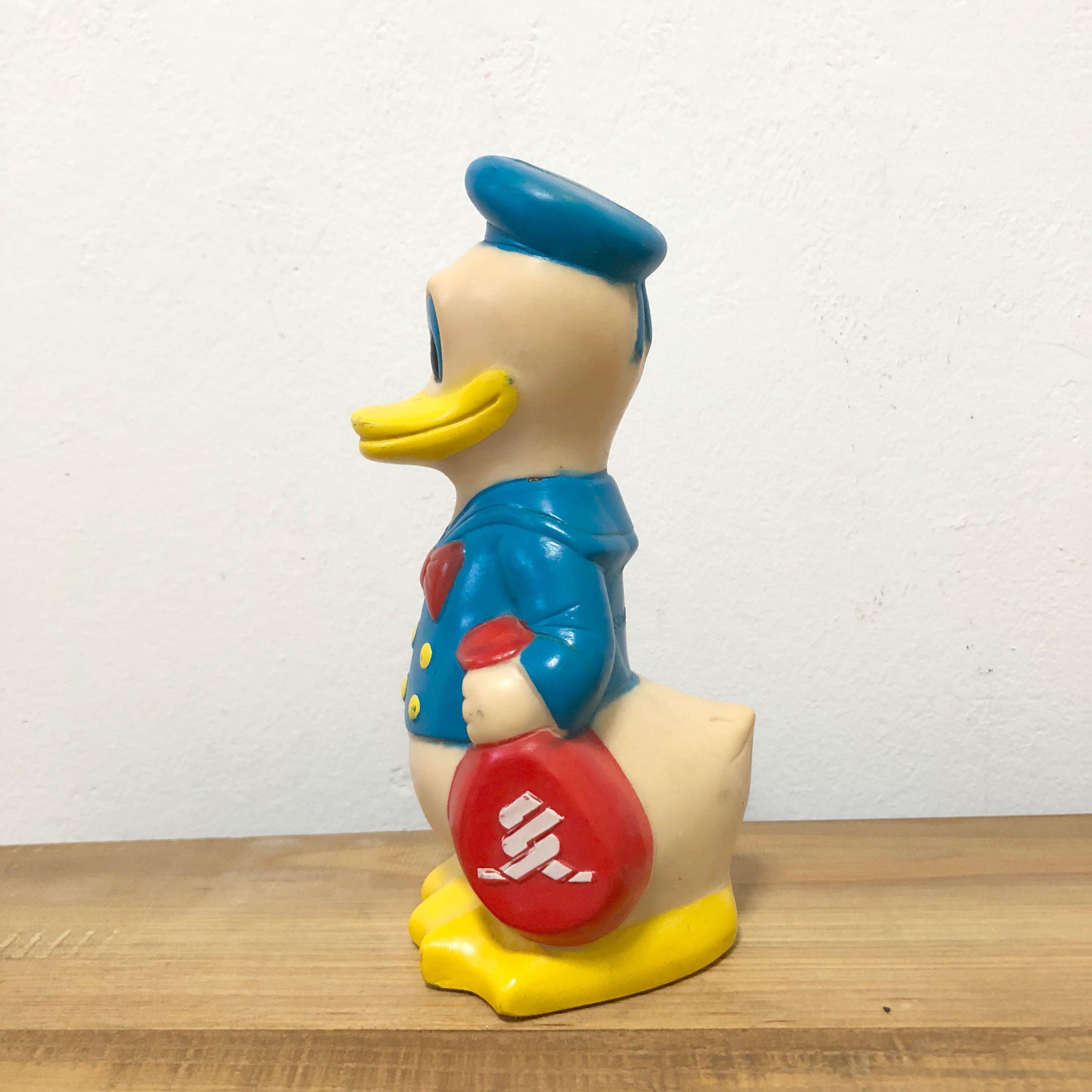 Vintage standard chartered bank plastic Donald Duck coin bank, Hobbies ...