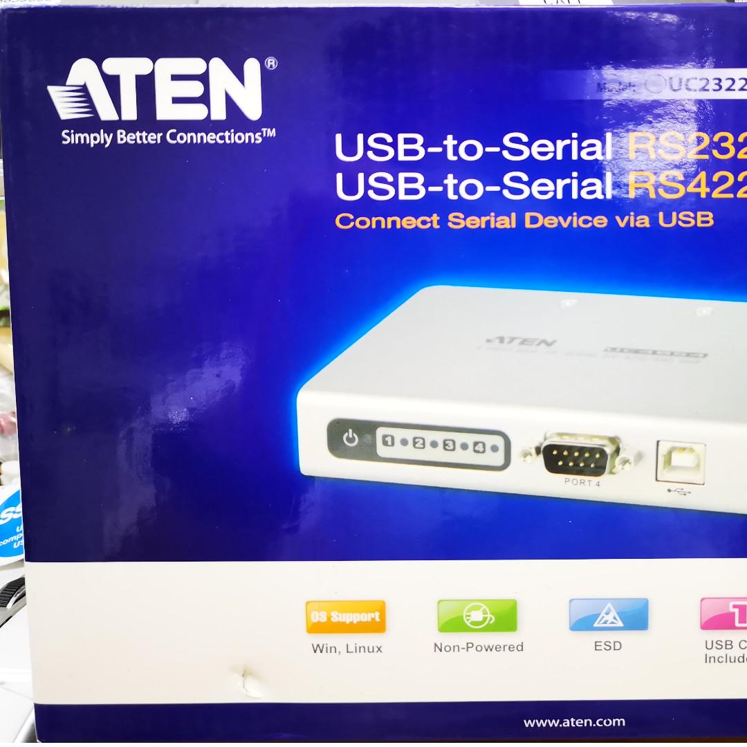 Aten USB to RS232 Hub, Computers & Tech, Parts & Accessories, Cables ...