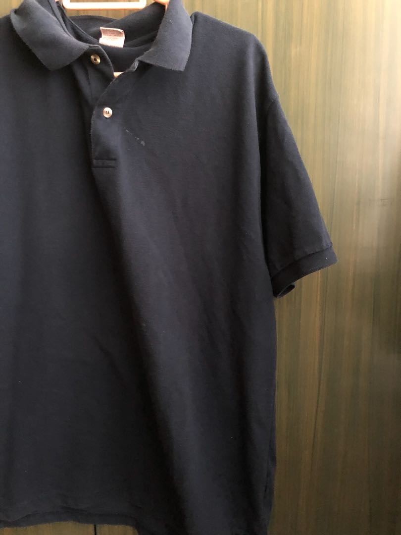 Black Plain Polo Shirt Men’s, Men's Fashion, Tops & Sets, Tshirts ...