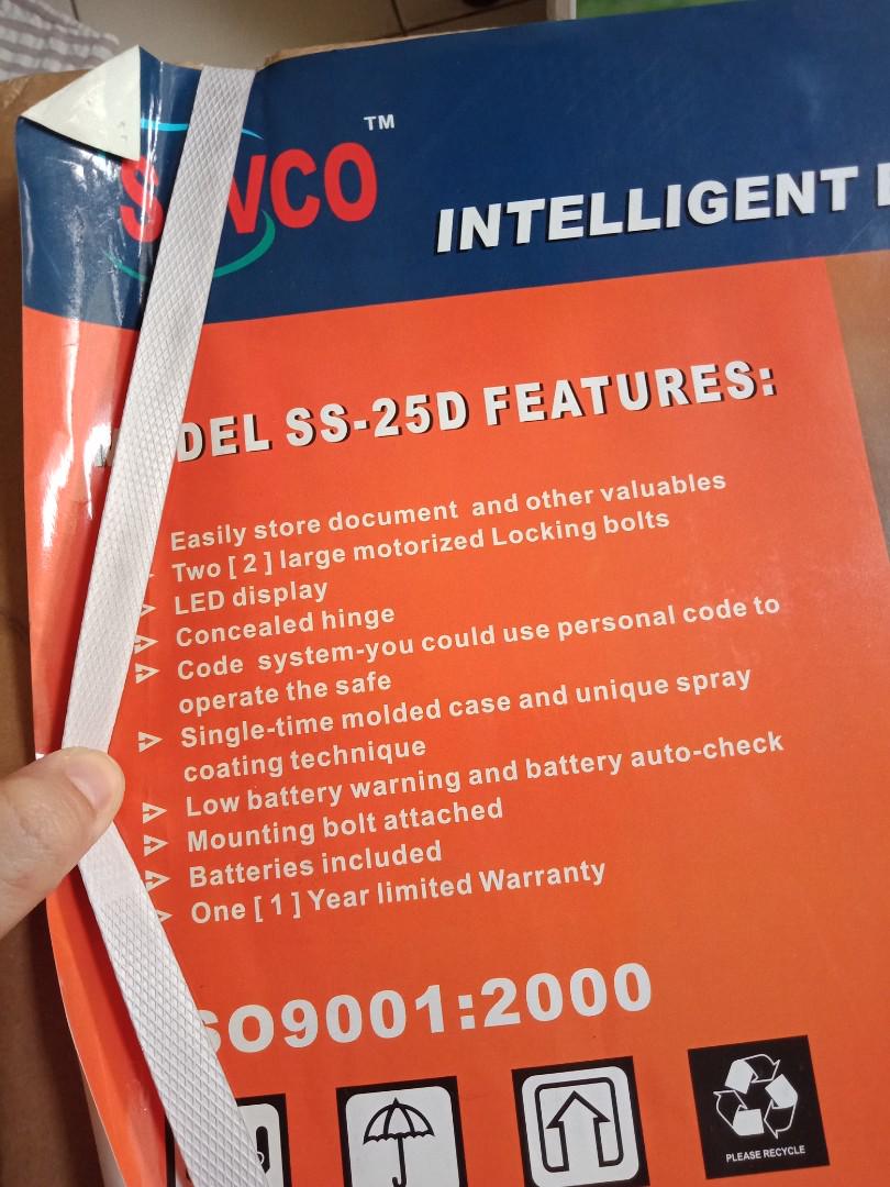 BNIB Savco SS-25D electronic safety deposit box, Furniture & Home ...