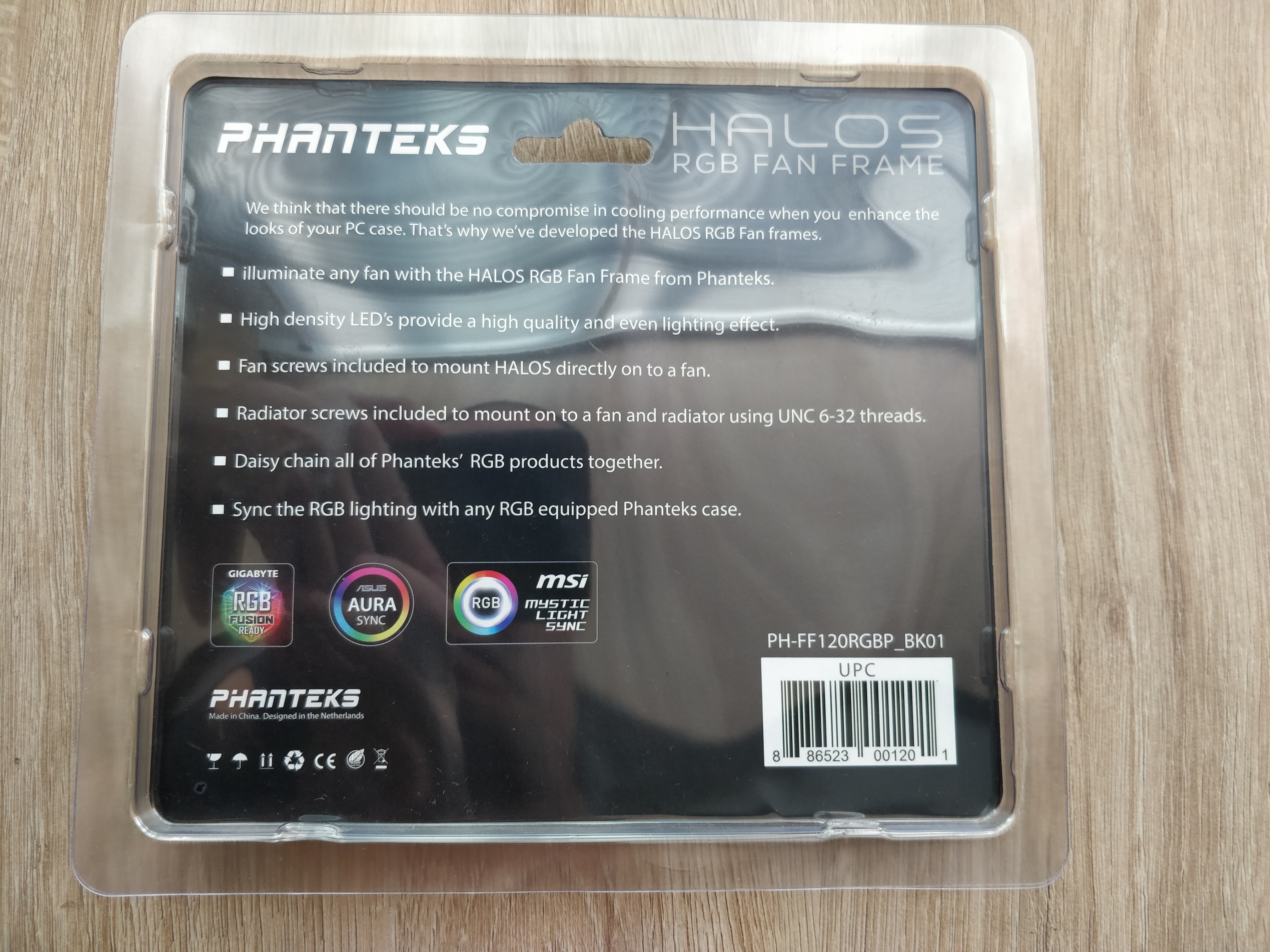 Brand new Phanteks Halos RGB fan frame 120mm, Electronics, Computer ...