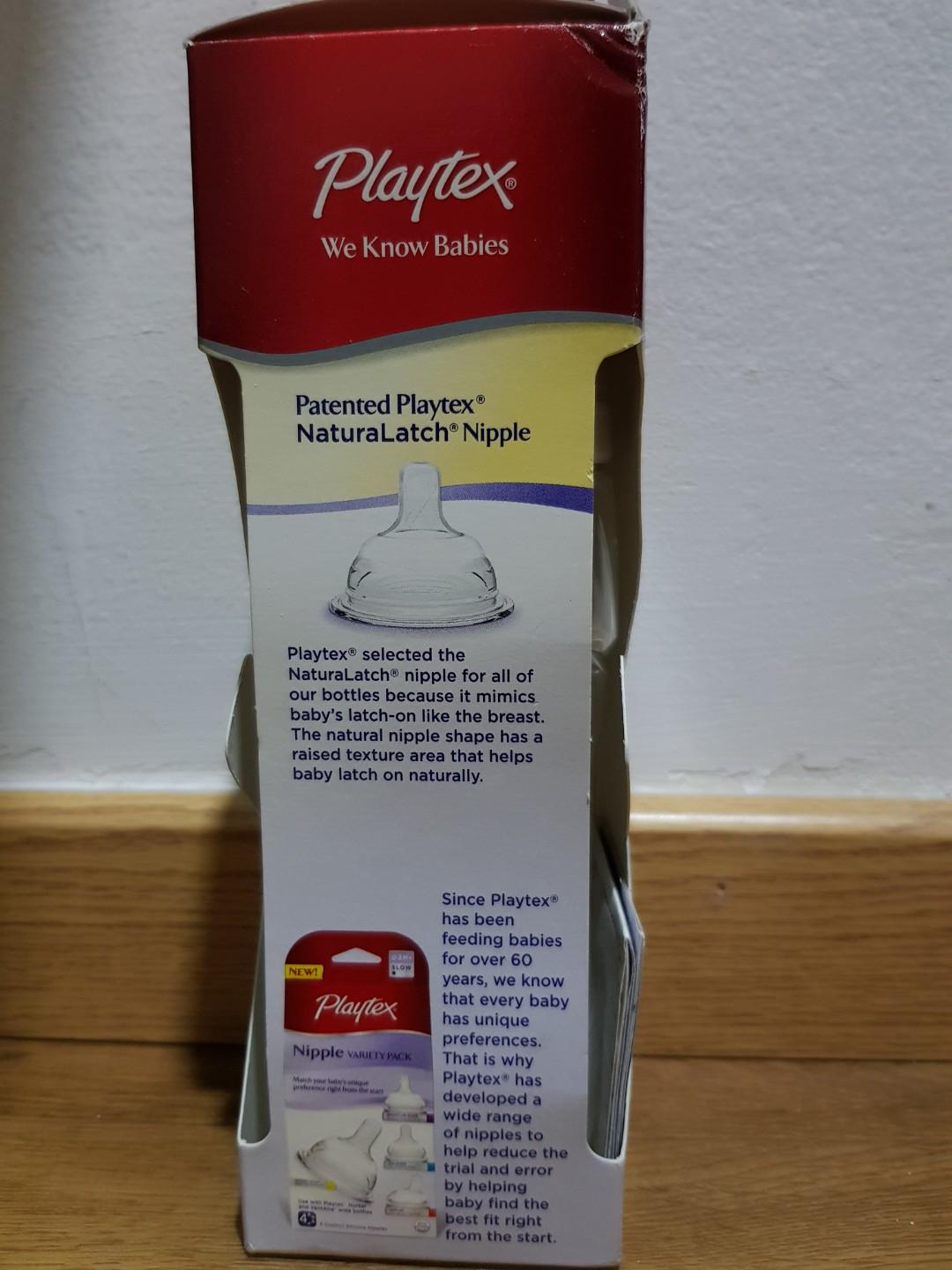 Brand New Playtex Naturalatch Nurser with Drop-Ins Liners, Babies ...