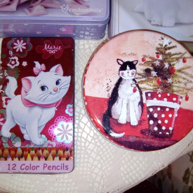 CAT tin boxes, Furniture & Home Living, Kitchenware & Tableware, Food ...