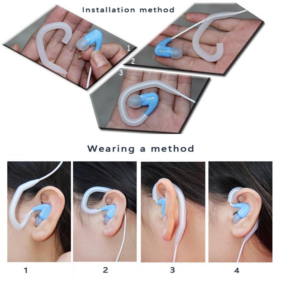 Ear Hook Silicone IEM, Audio, Earphones on Carousell