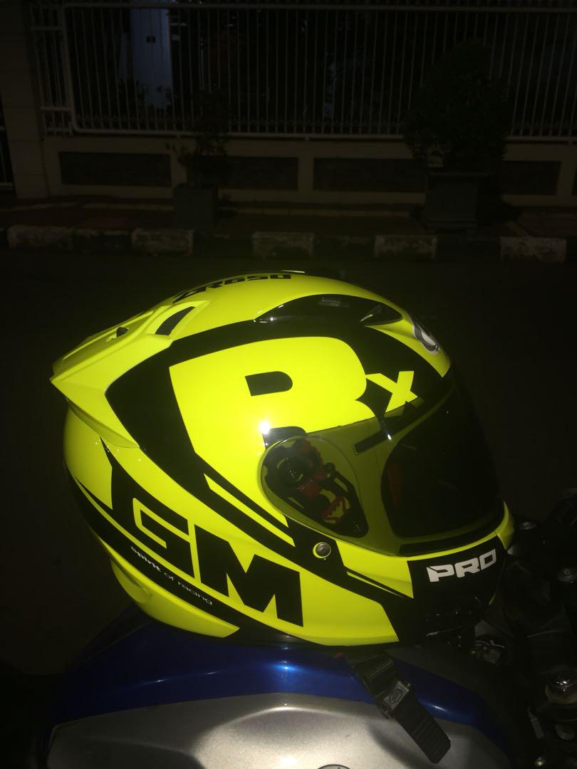 Helm GM Race Pro ZR650, Aksesoris Mobil di Carousell