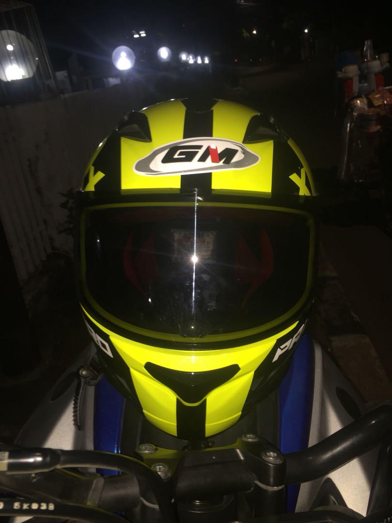 Helm GM Race Pro ZR650, Aksesoris Mobil di Carousell