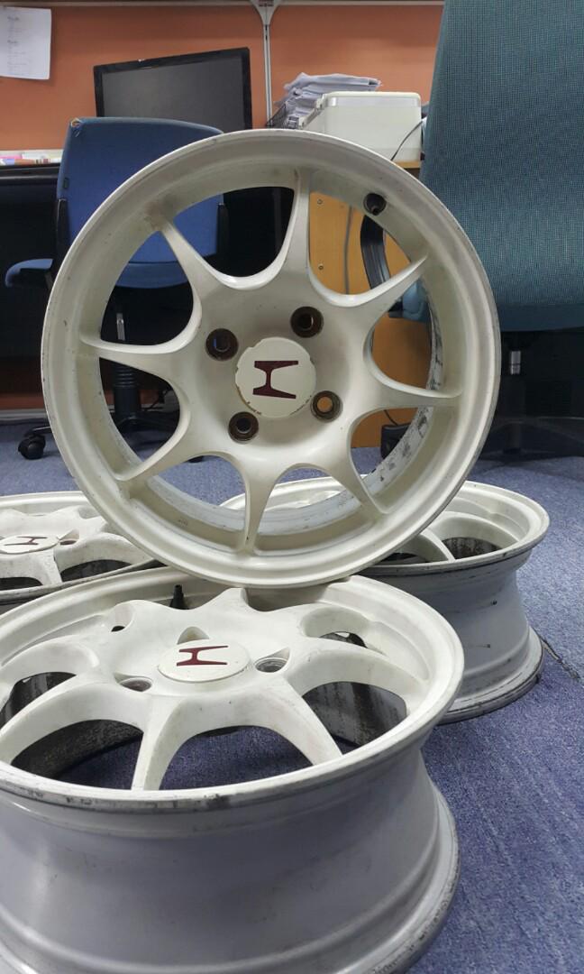 Honda Integra DC2 Enkei rims, Auto Accessories on Carousell