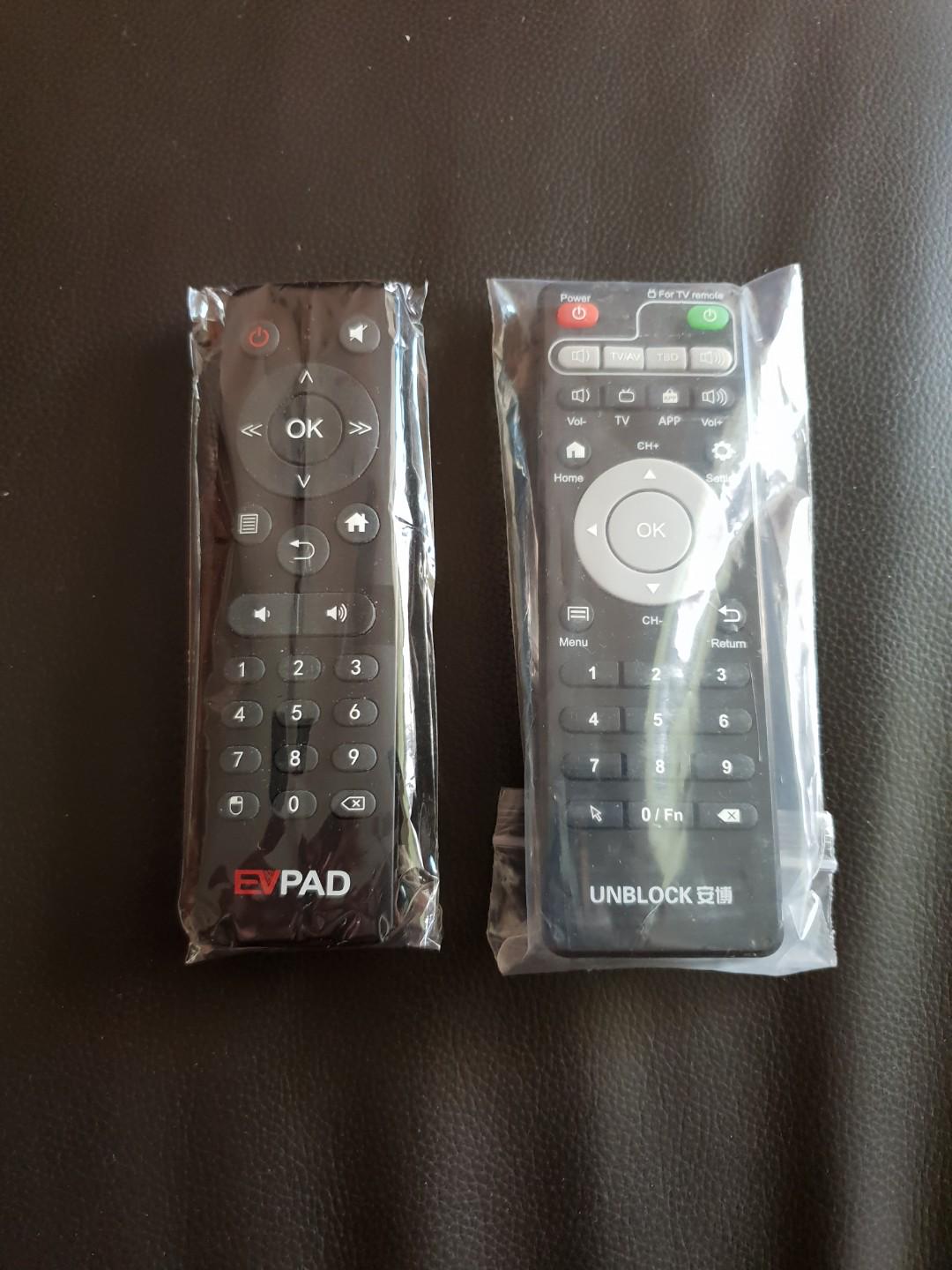 IR Remote Control for UBox/EVpad, TV & Home Appliances, TV ...