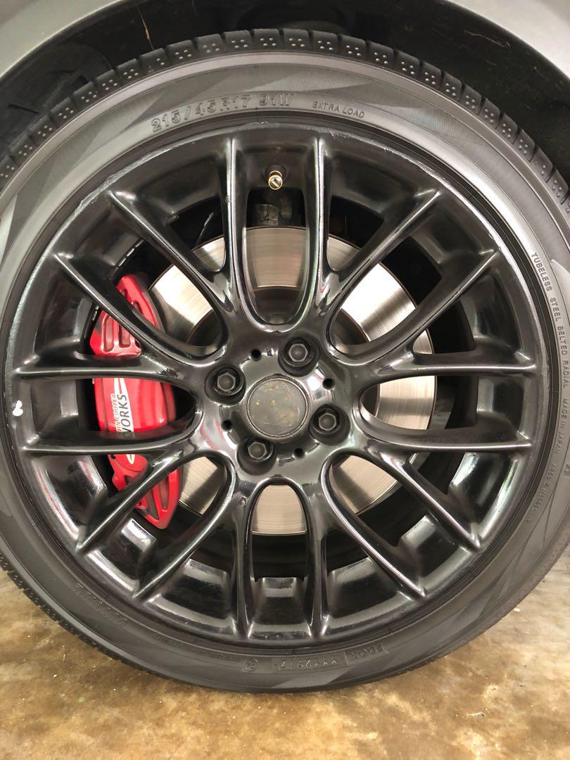 Mini Cooper JCW R112 original rims 4x100, Car Accessories, Tyres & Rims ...