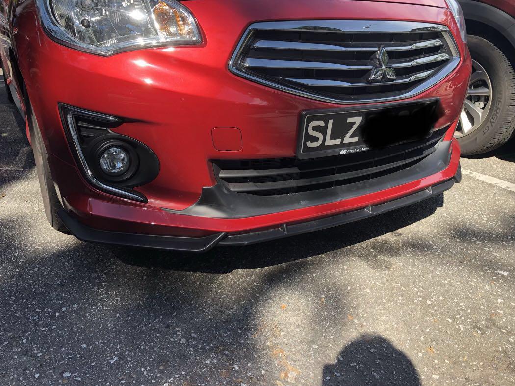 Mitsubishi Attrage Aero Body Kit - Metallic Red, Car Accessories ...