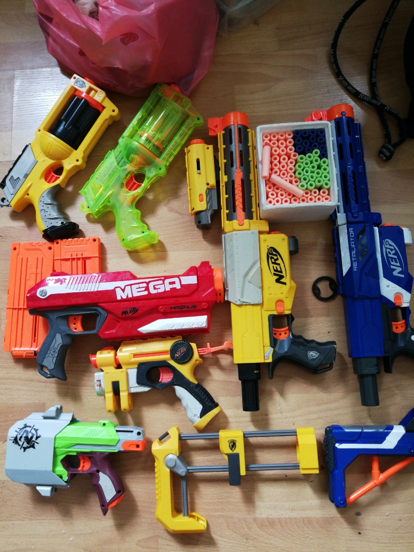 Nerf bundle set, Hobbies & Toys, Toys & Games on Carousell