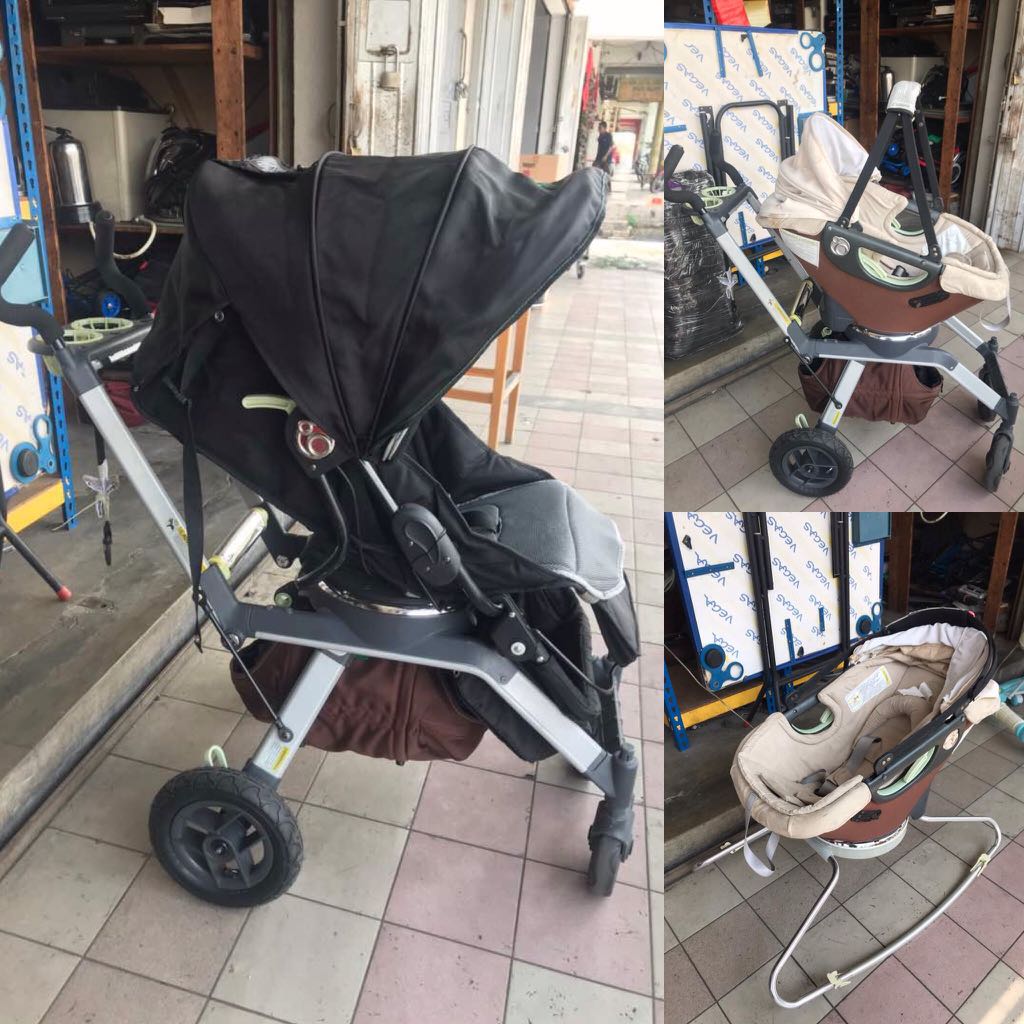 Orbit Baby Stroller Full Set with Carrier Carseat N Rocker, Babies ...