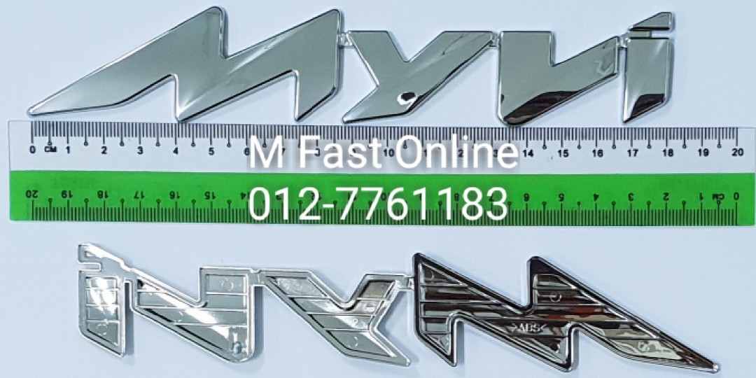 Perodua Emblem Logo Word Alza,Myvi,Elite,SE, Auto Accessories on Carousell