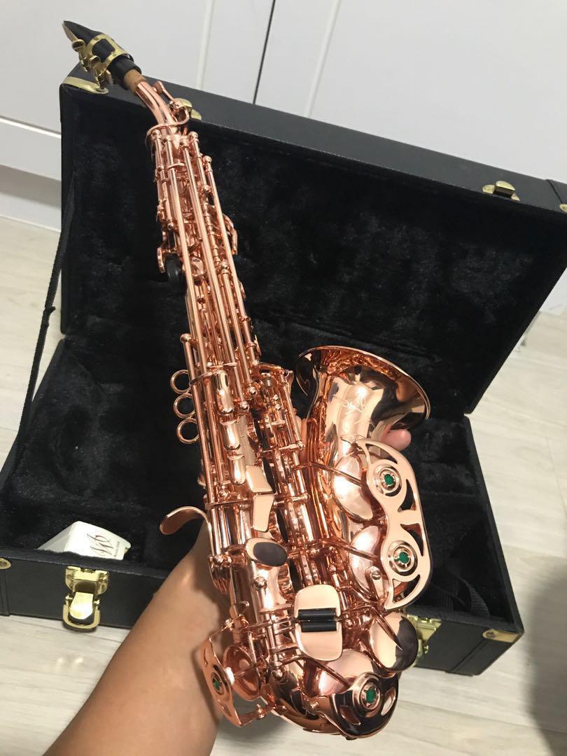 Professional curved soprano saxophone, Hobbies & Toys, Music & Media ...