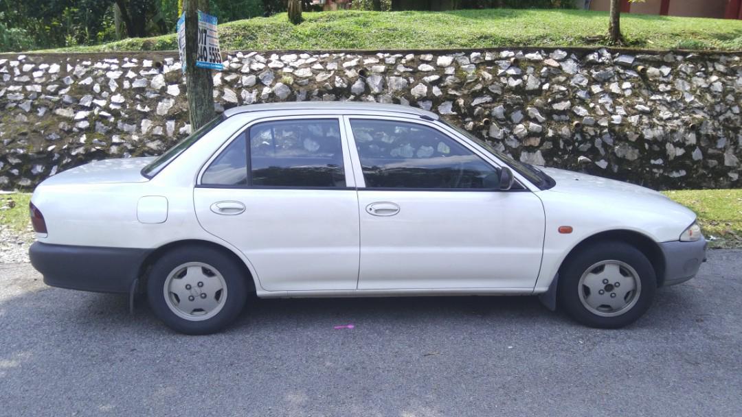 Proton Wira White 1.3 GL Manual Car, Cars, Cars for Sale on Carousell