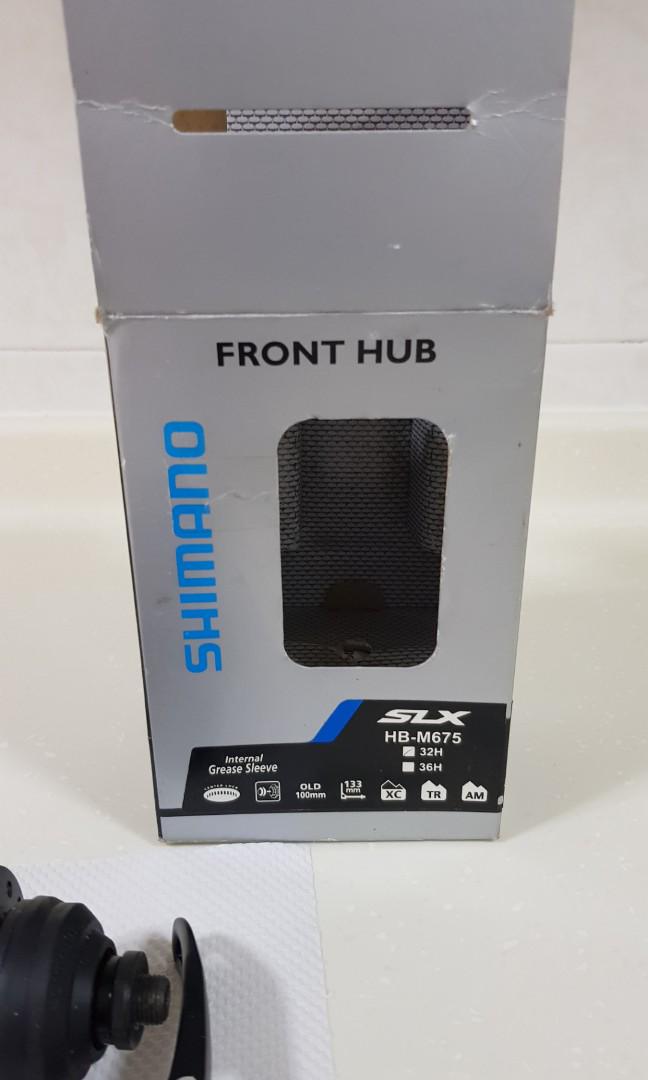 Shimano SLX HB-M675 rear & front hub, Sports Equipment, Bicycles ...