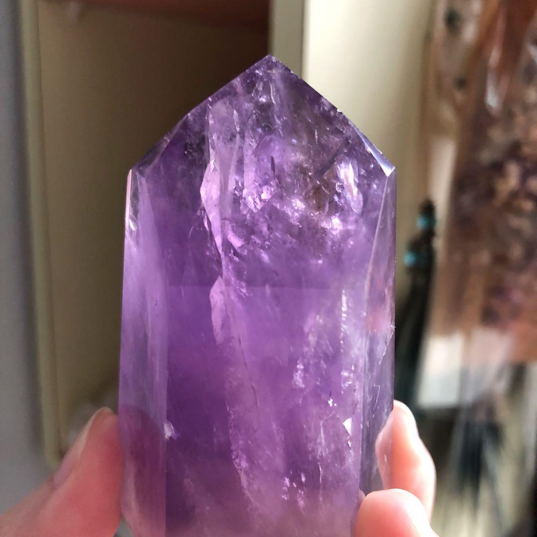 Amethyst Crystal Generator #B1 (w/ rainbow inclusions!), Women's ...