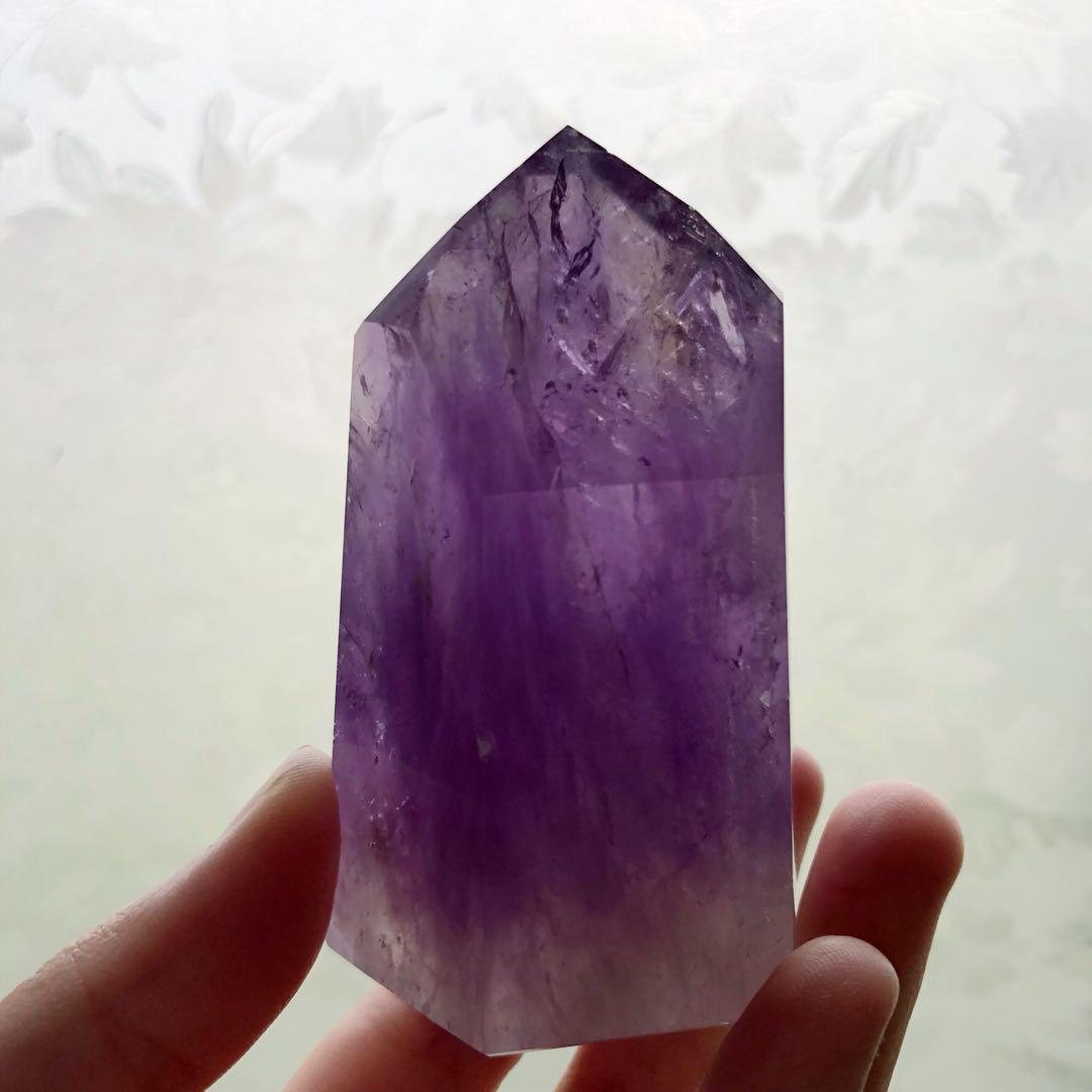 Amethyst Crystal Generator #B1 (w/ rainbow inclusions!), Women's ...