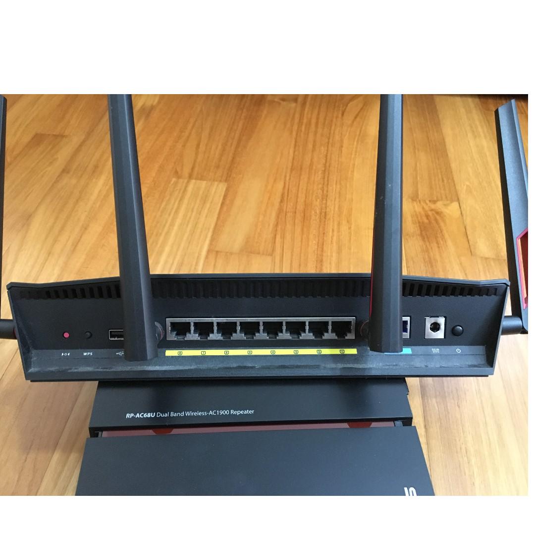 Asus RT AC88U AC3100 Dual Band Gigabit WiFi Gaming Router, Computers ...