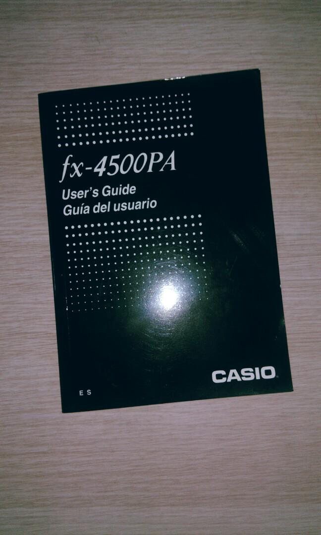 CASIO Scientific Calculator fx-4500PA, Computers & Tech, Office & Business Technology on Carousell