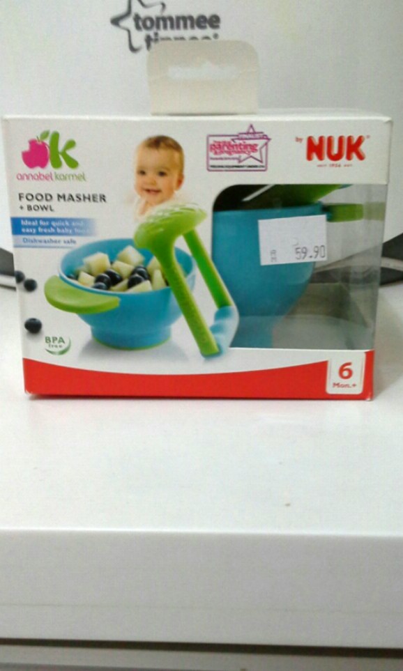 Food masher + bowl, Babies & Kids, Nursing & Feeding, Weaning & Toddler ...