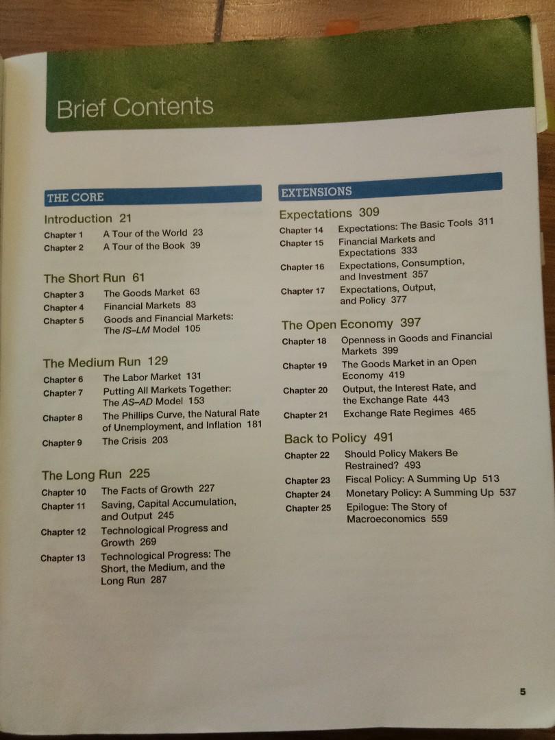Macroeconomics 6th edition oliver blanchard, david R. Johnson PEARSON ... Macroeconomics 6th edition oliver blanchard, david R. Johnson PEARSON ...