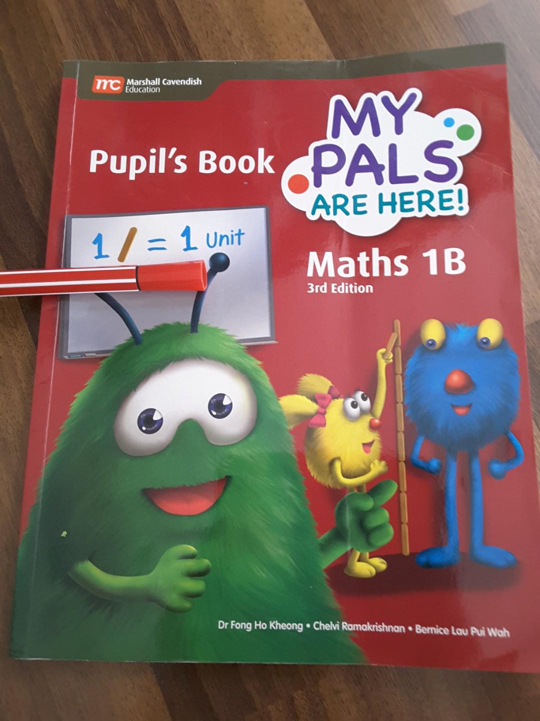 P1 Textbook - My Pals are Here! Math Pupil's Book 1B, Hobbies & Toys ...