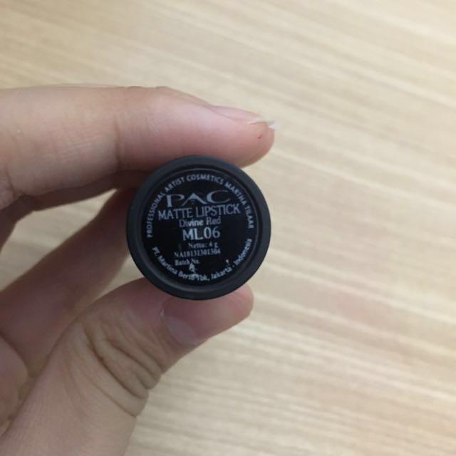 Pac lipstick matte ML06, Kesehatan & Kecantikan, Rias Wajah di Carousell