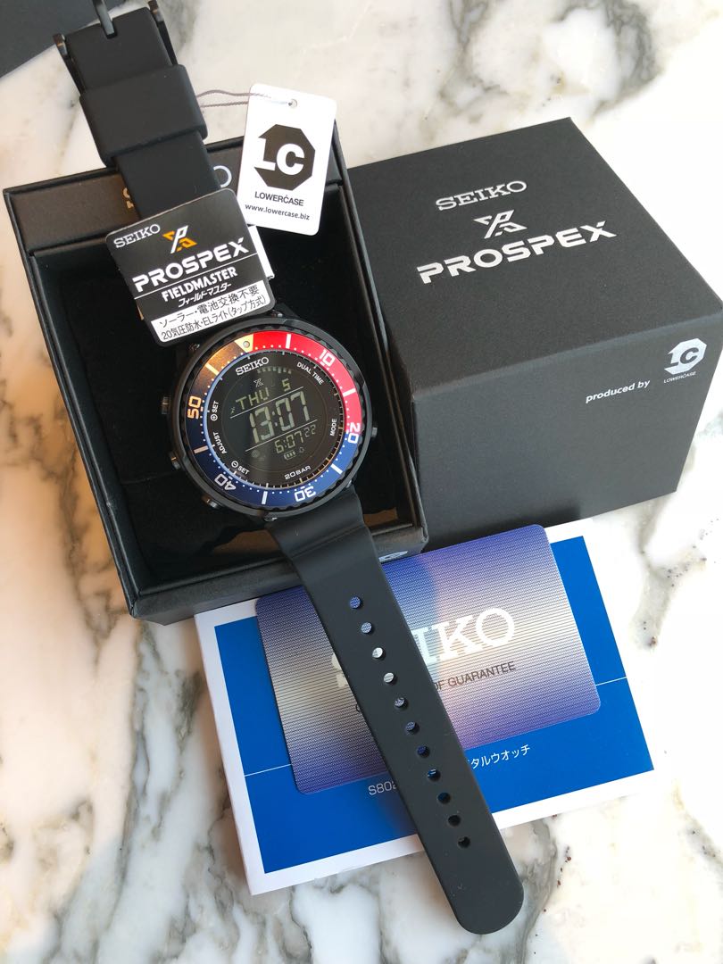 Seiko SBEP003 - Pepsi Solar Digital, Luxury, Watches on Carousell