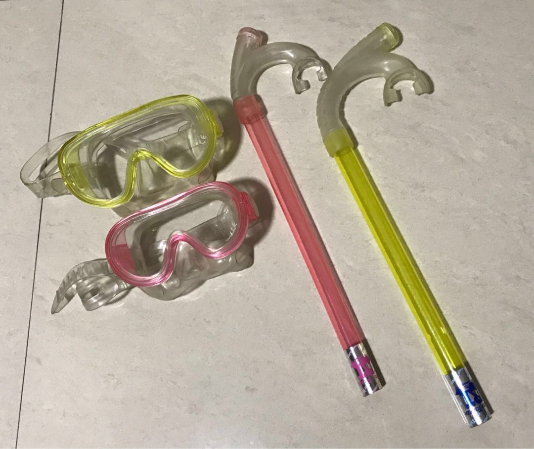 Tabata Mask & Snorkel Set For 2, Sports Equipment, Sports & Games ...