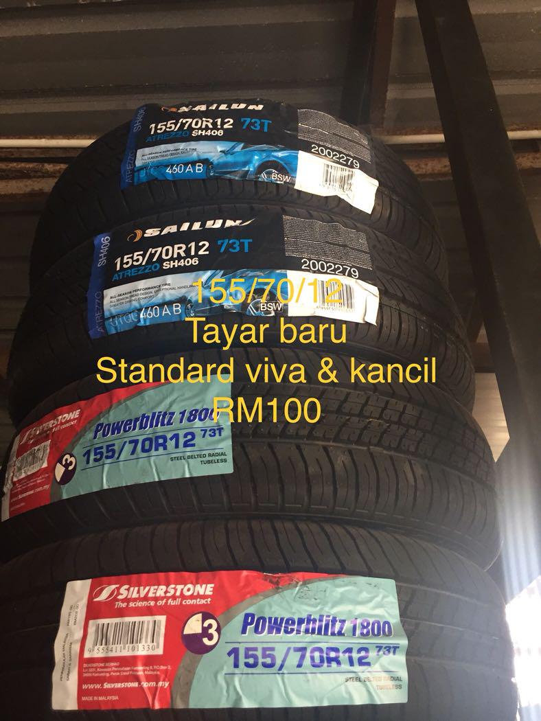 Tayar rim kereta kancil viva, Auto Accessories on Carousell