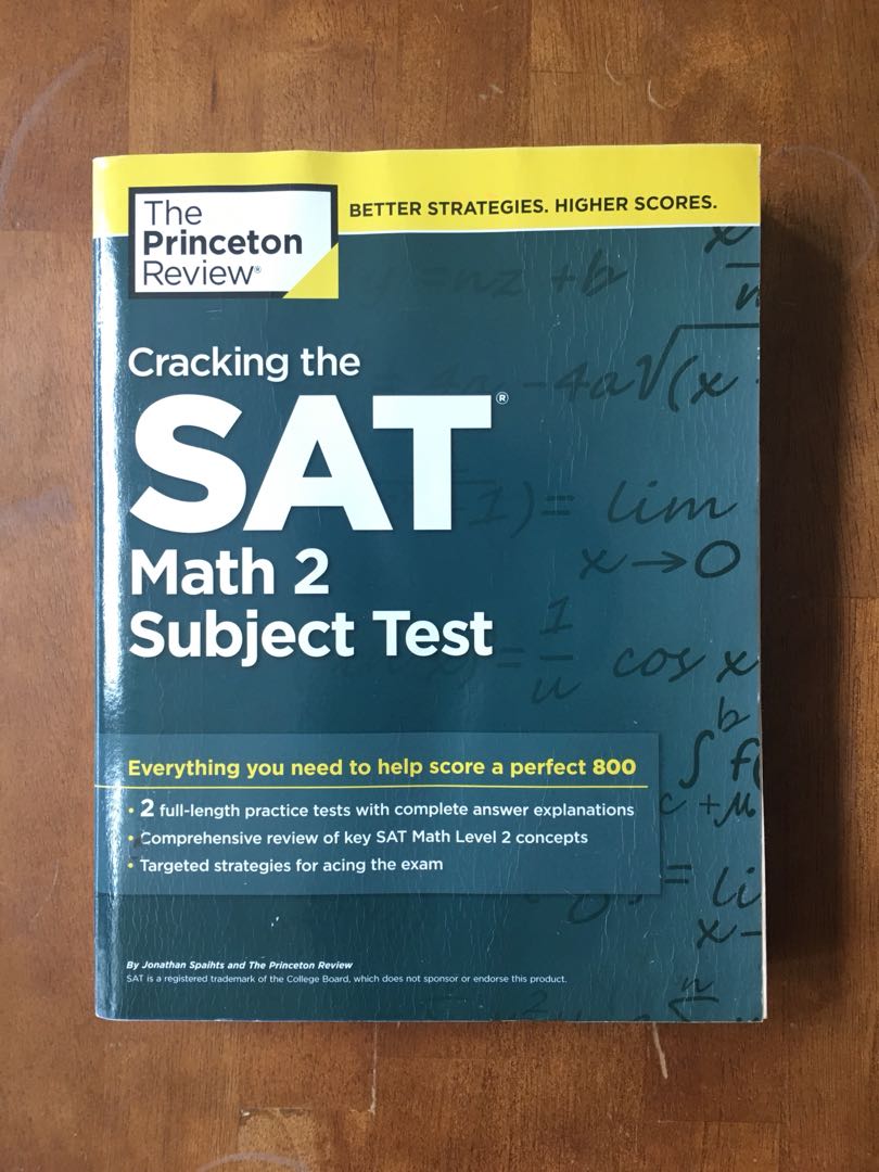 The Princeton Review Cracking the SAT Math 2 Subject Test Textbook ...
