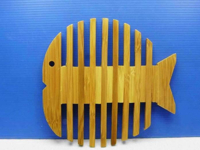 Wooden Hot Plate Mat, Furniture & Home Living, Home Decor, Vases ...