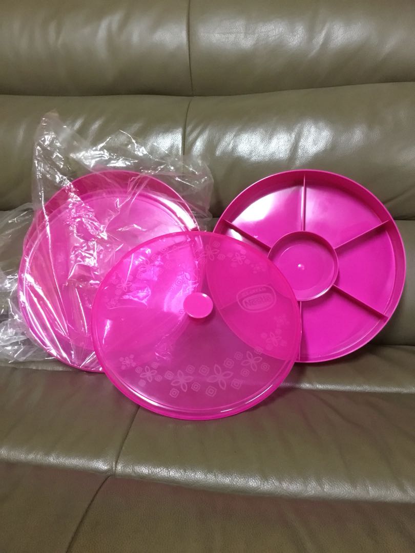 BRAND NEW NESTLE ROUND CANDY CONTAINER, Furniture & Home Living ...