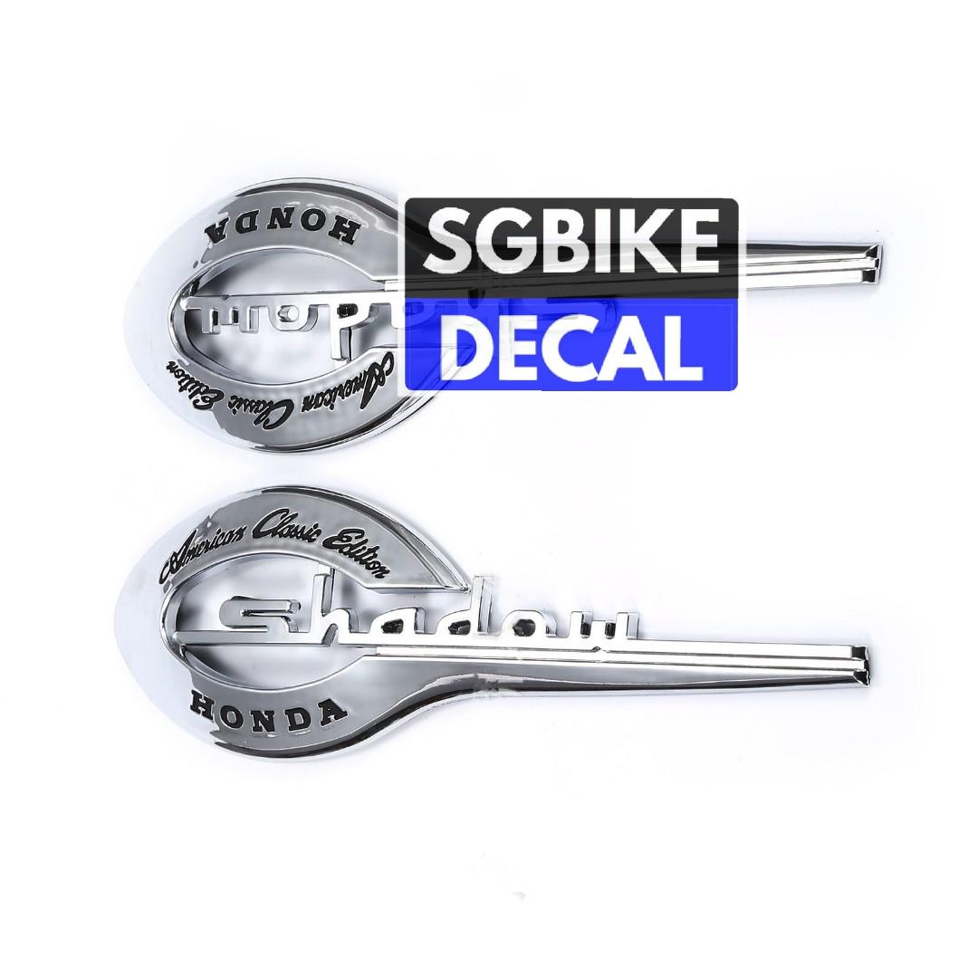 Honda Shadow Tank Emblem, Motorcycles, Motorcycle Accessories on Carousell