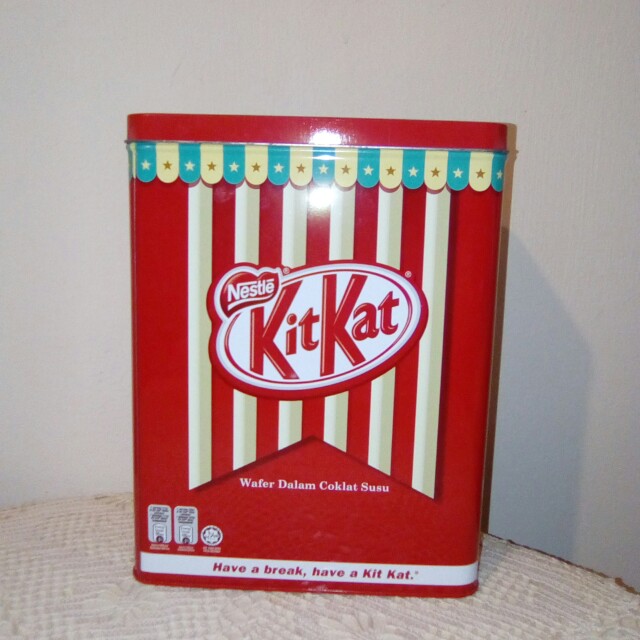 Kit Kat Tin box, Furniture & Home Living, Kitchenware & Tableware, Food ...
