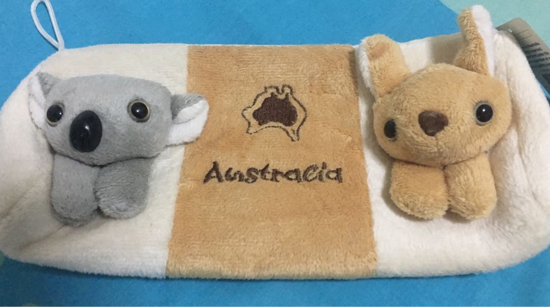 Koala & Kangaroo Pencil Case, Hobbies & Toys, Stationery & Craft ...