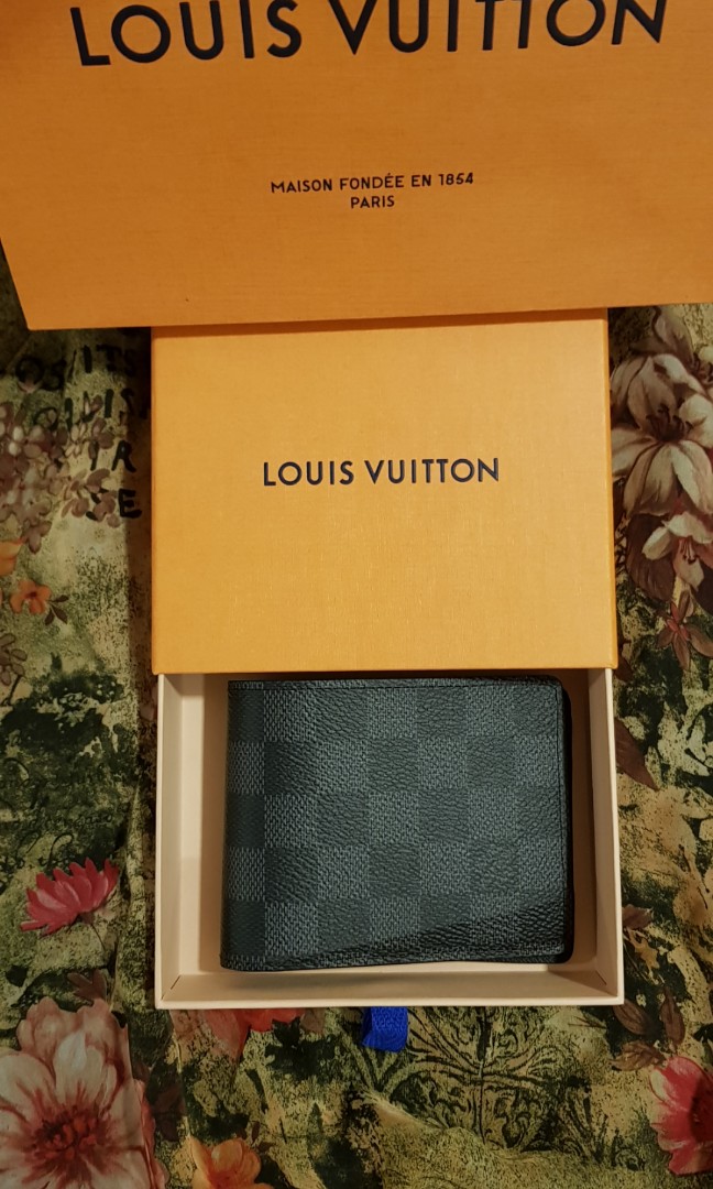 Louis Vuitton Multiple Graphite Damier Wallet for Men, Men's Fashion ...