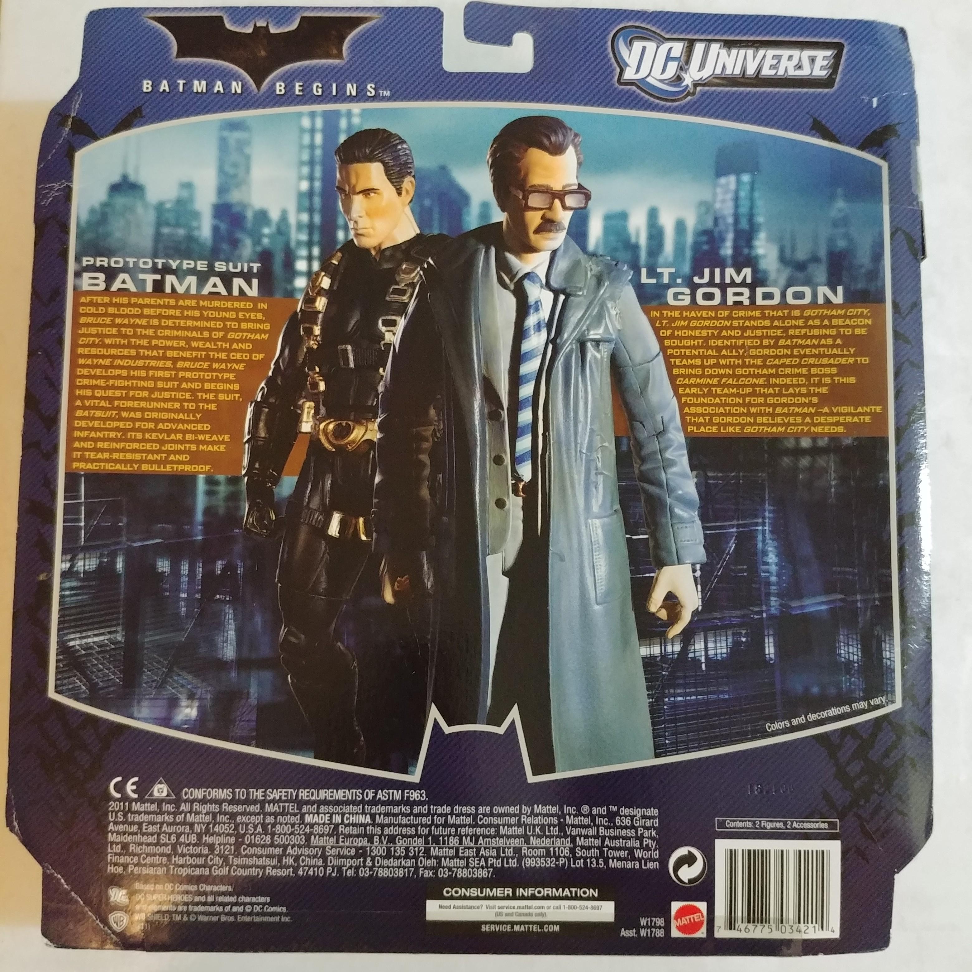 Mattel DC Legacy Edition Proto Suit Batman & LT Jim Gordon, Hobbies ...