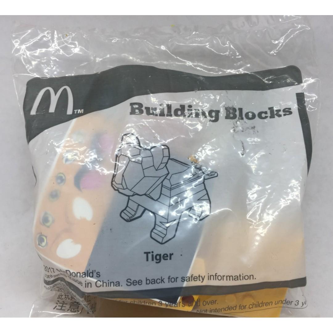 McDonald's Toy Collections- Building Blocks (Tiger), Hobbies & Toys ...