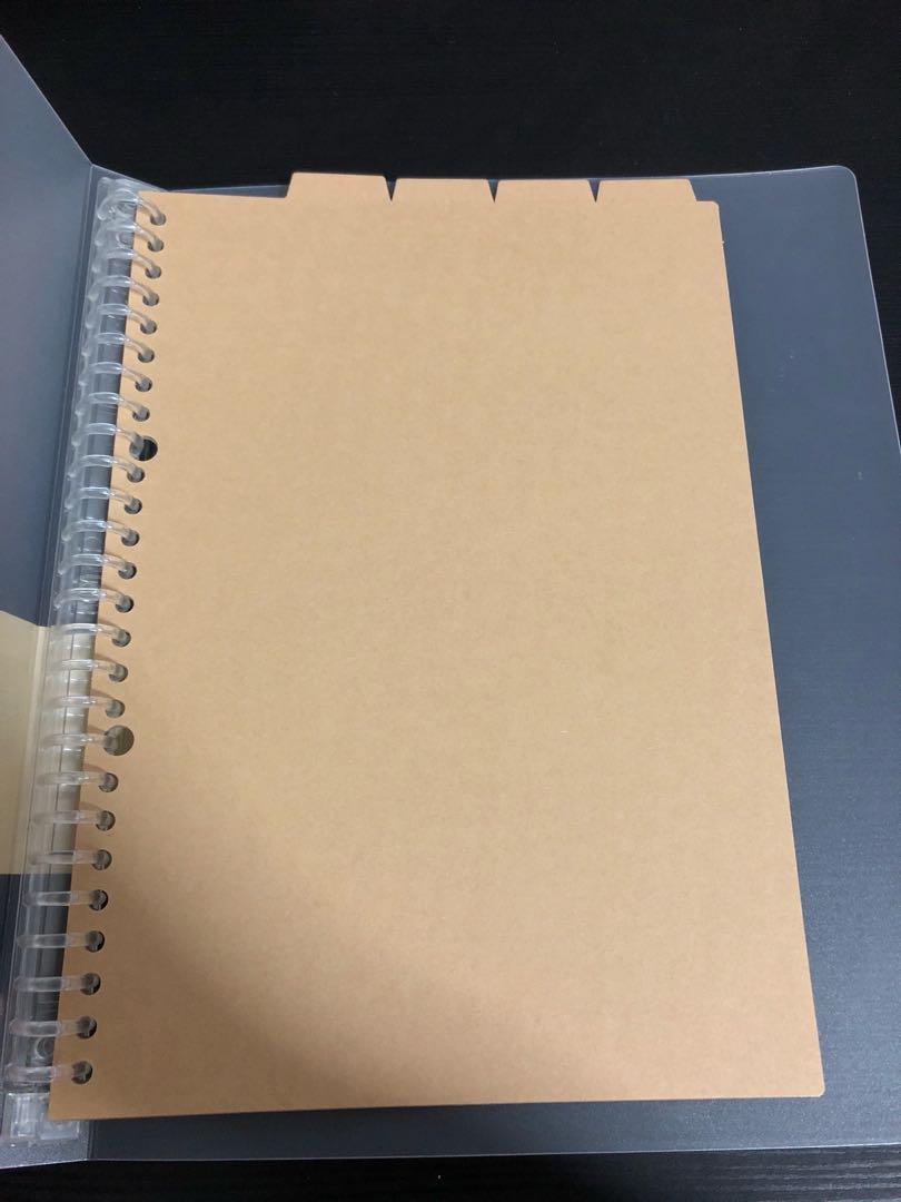 Muji B5 binder file, Hobbies & Toys, Stationery & Craft, Stationery ...