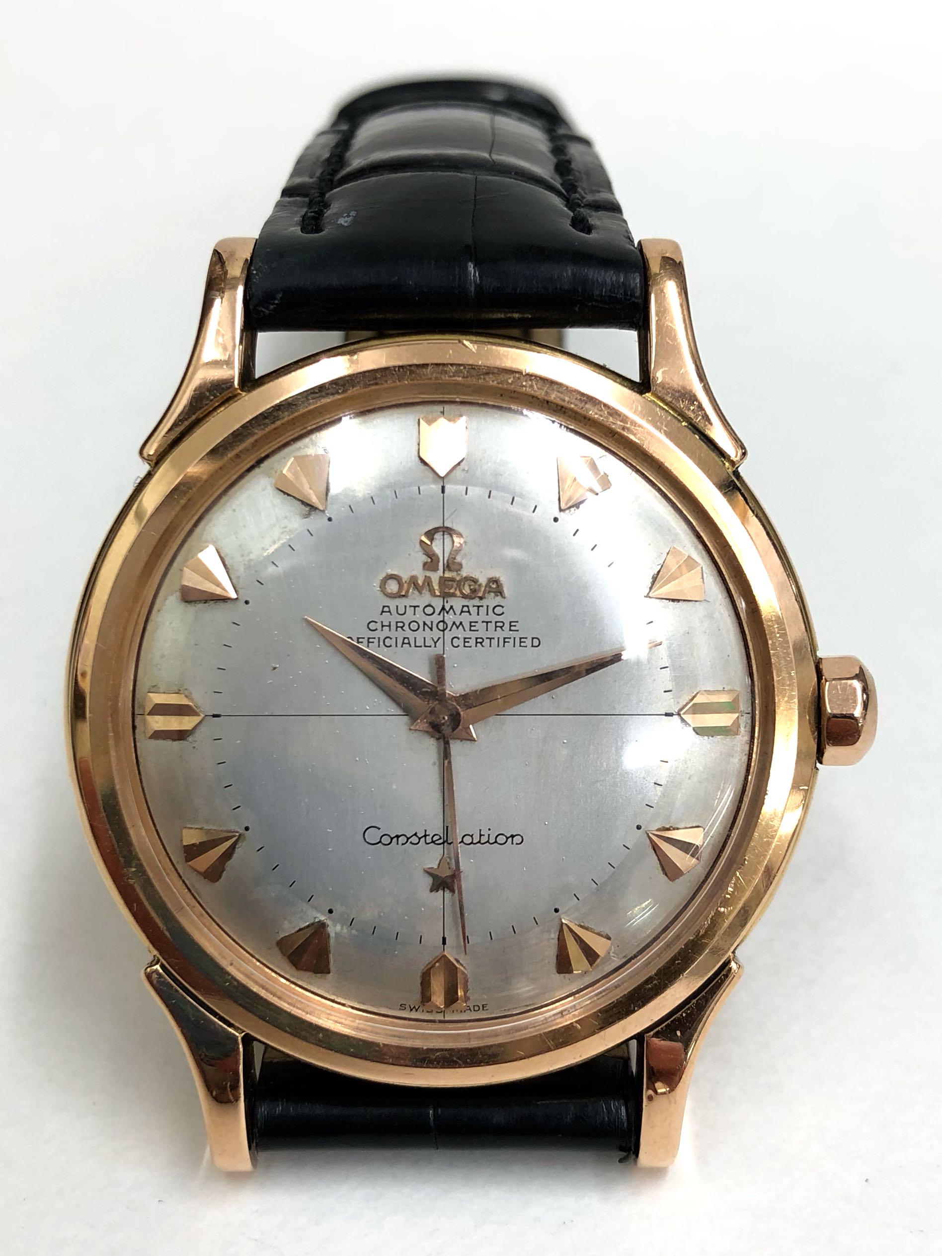 Omega Constellation 18k Pink Gold, Women's Fashion, Jewelry ...